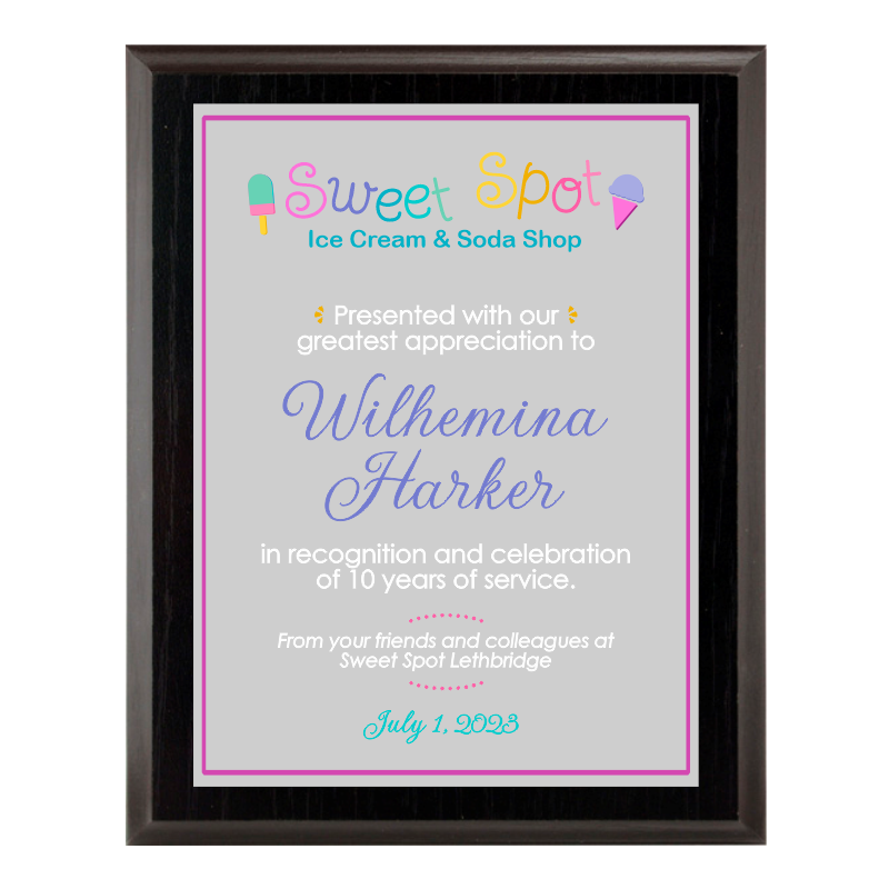 Individual Plaques – The Engravers