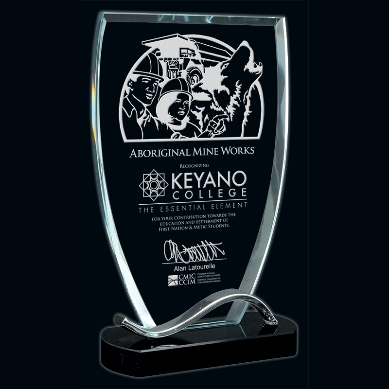 River Series Mississippi Glass Award The Engravers